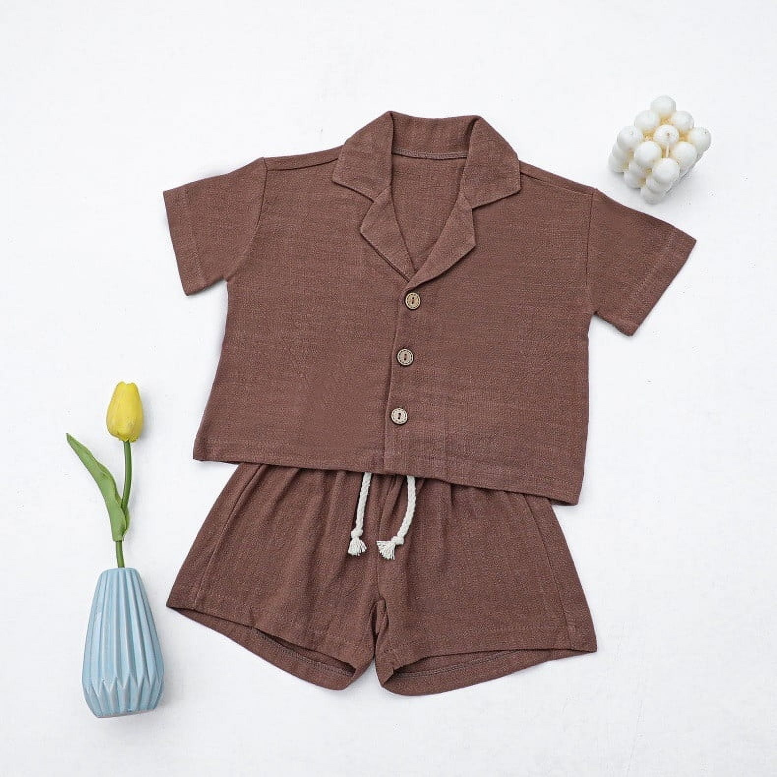 Conairie Clothing Set Two Piece for Boy Regular Fit Short Sleeve T ...
