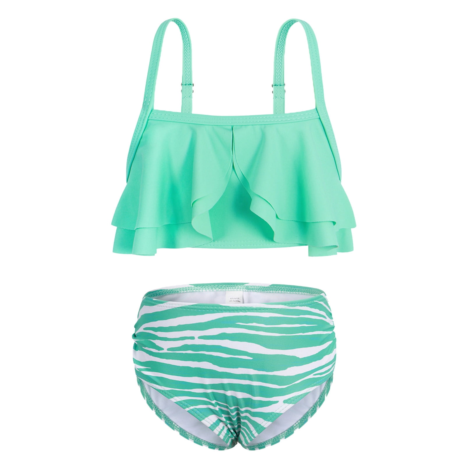 Conairie Girls Bikini Sets Two Piece Tankini Top And Bottom Swimsuit ...