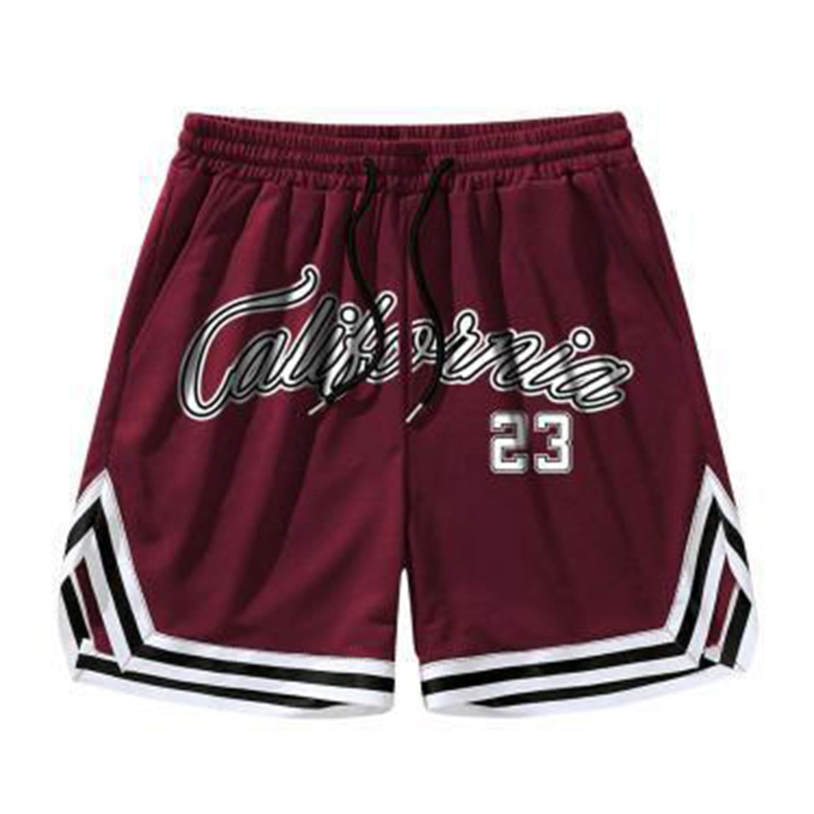 Conairie Men Swim Trunks Letter Quick Dry Swimsuit Board Shorts Beach ...