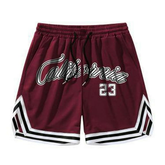 Conairie Men Swim Trunks Letter Quick Dry Swimsuit Board Shorts Beach ...