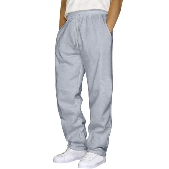 Conairie Men's Baggy Sweatpants Casual Straight Leg Pants Drawstring ...