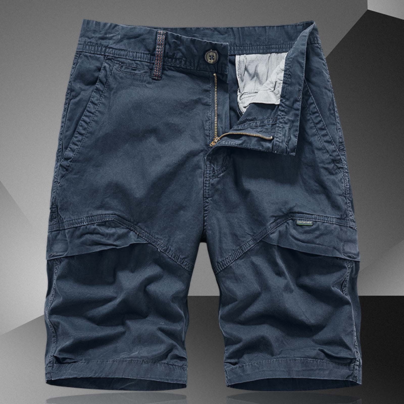 Conairie Men's Cargo Shorts Casual Elastic Waist Work Out Shorts ...