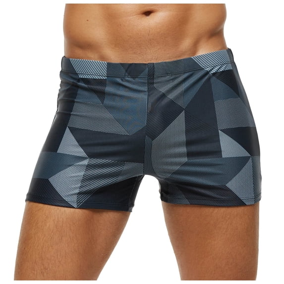 Conairie Men's Swim Trunks Elastic Waist Competitive Swim Racing Team ...