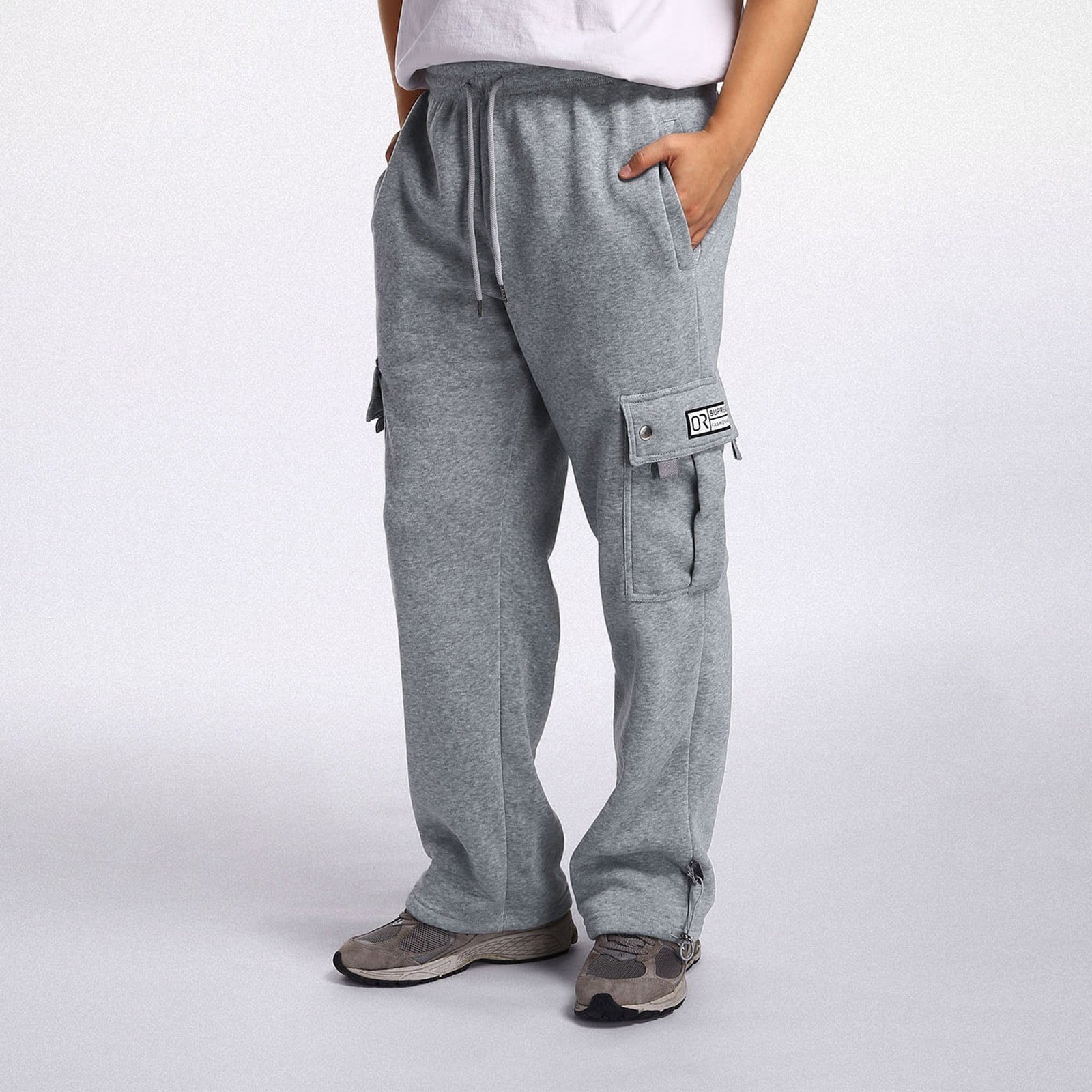 Conairie Mens Baggy Sweatpants Solid Color Stretch Jogging Pants with ...