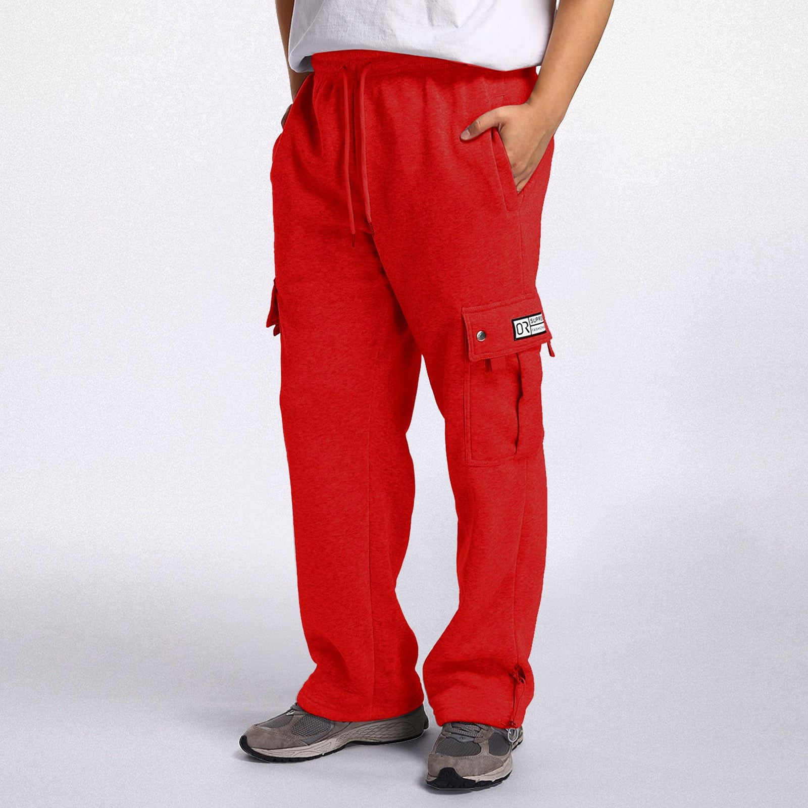 Conairie Mens Baggy Sweatpants Solid Color Stretch Jogging Pants with ...