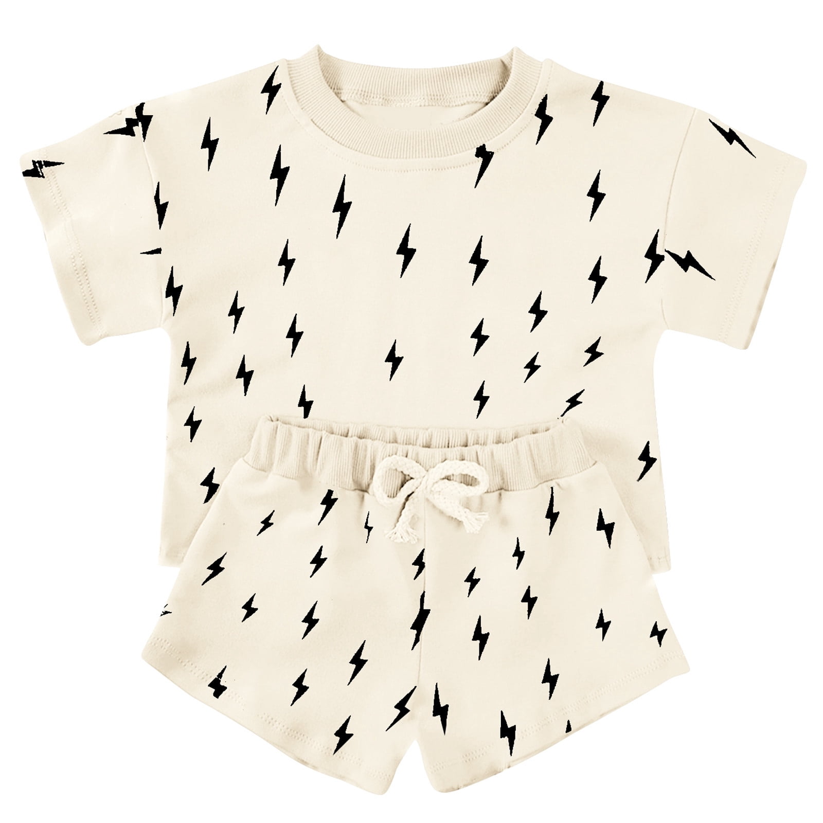 Conairie Outfits Set Two Piece for Boys Pattern Print Set Baby T Shirt ...