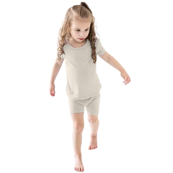 Conairie Outfits Set Two Piece for Girls and Girls Summer Thin Bamboo ...