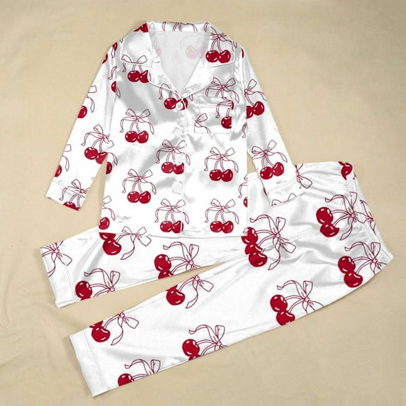 Conairie Pajamas for Women Set Valentines Day Two Piece Bow Print Cute ...
