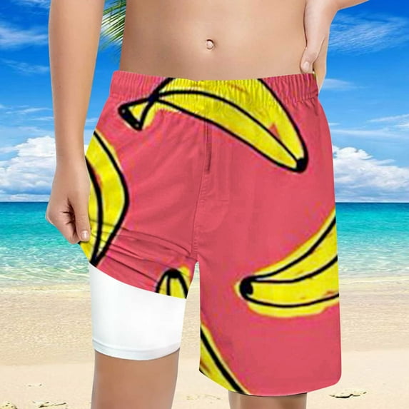 Conairie Swim Trunks For Boy Elastic Waist Quick Dry Bathing Suit Board ...