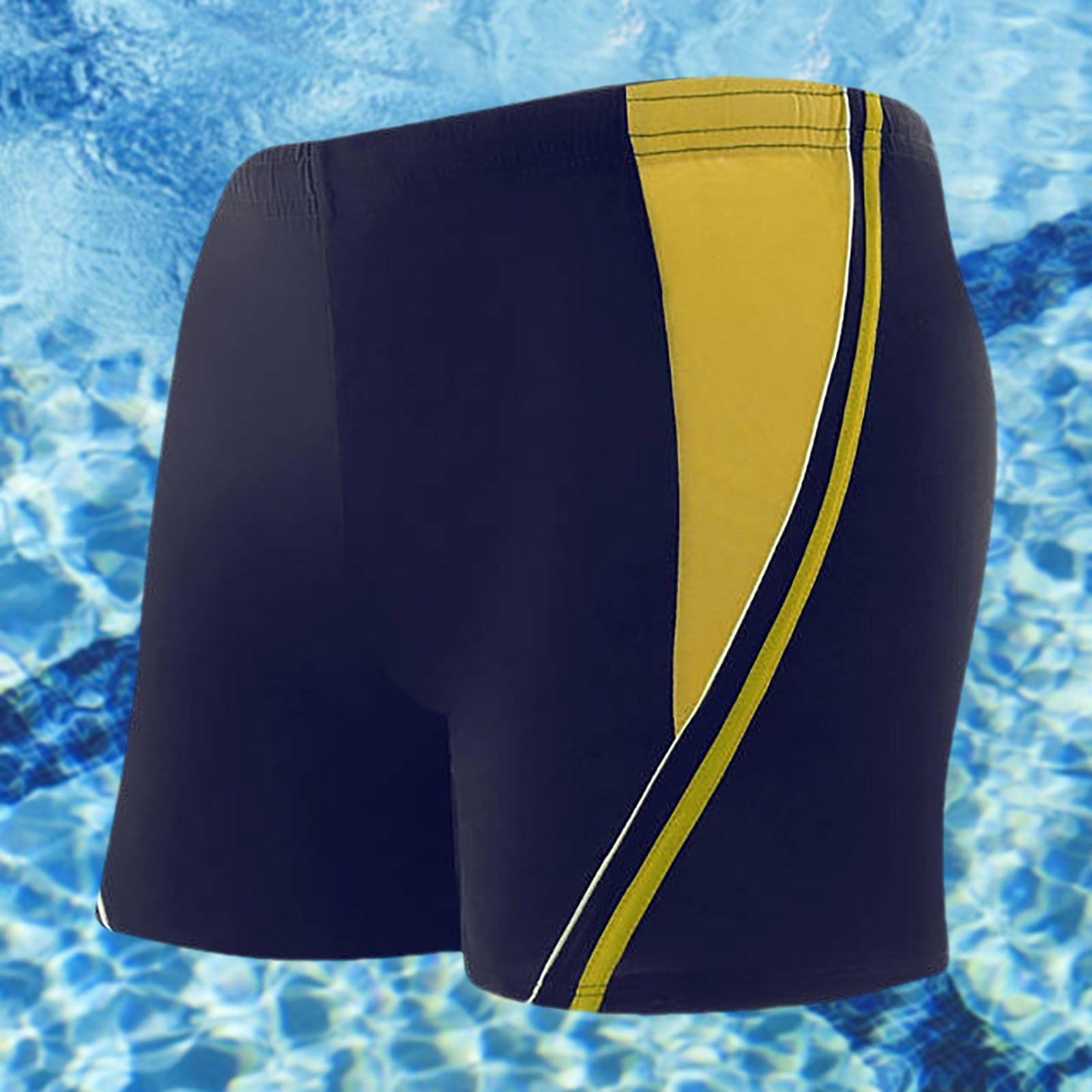 Conairie Swim Trunks Men Elastic Waist Competitive Athletic Swim Team ...