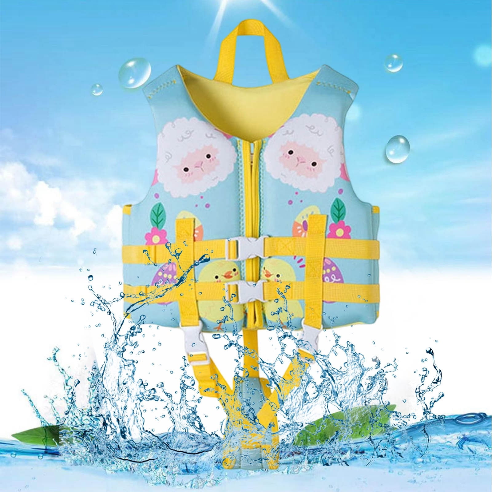 Conairie Swim Vest For Boys Girls Comfortable Swimming Aid With Crotch ...