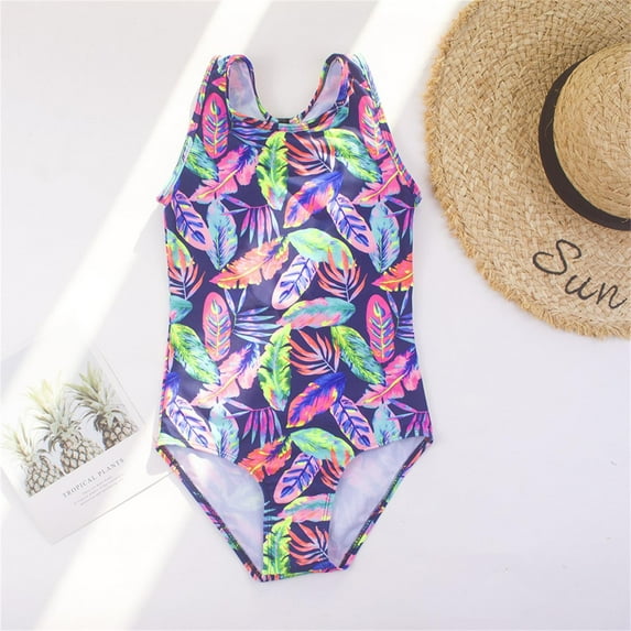 Conairie Swimsuit for Girls One Piece Cute Butterfly Print Bathing Suit ...