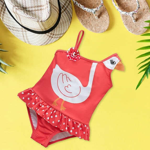 Conairie Swimsuit for Girls One Piece Cute Butterfly Print Bathing Suit ...