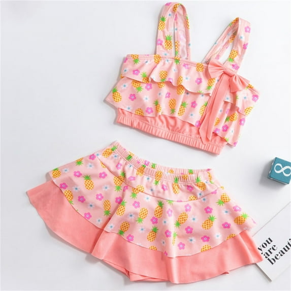 Conairie Two Piece Girls Bikini Sets Tankini Top And Bottom Swimsuit ...