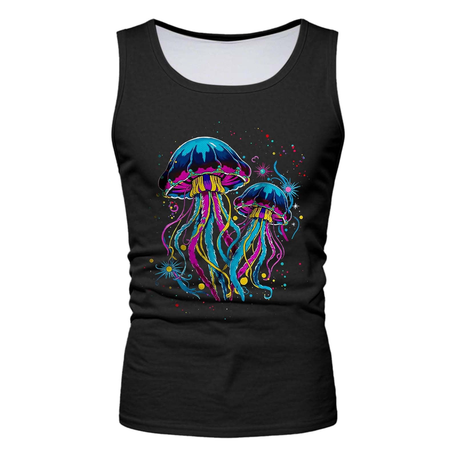 Conairie Workout Tank Tops Women Crew Neck Graphic Sleeveless Stretchy ...