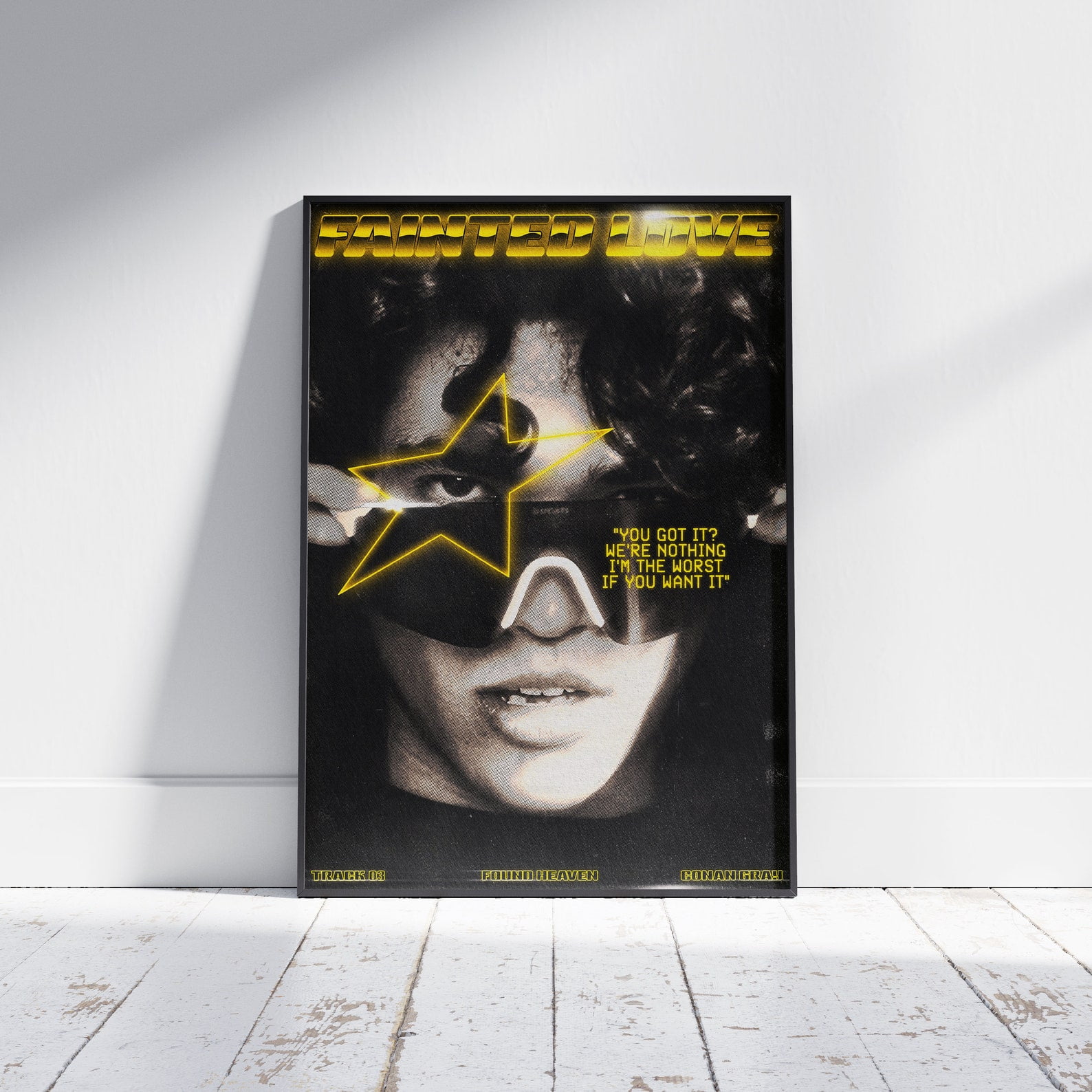 Conan Gray Fainted Love Song Inspired Poster, Indie Pop Singer Wall ...