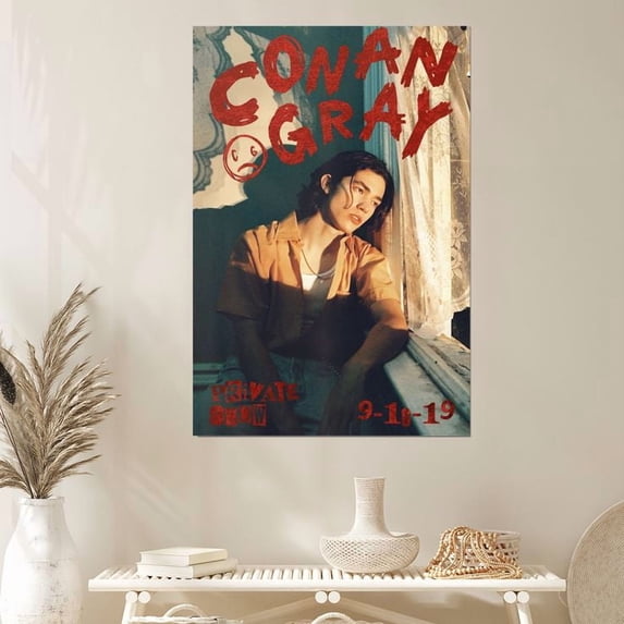 Conan Gray Poster Pop Singer Music Art Print Home Decor Retro Style ...