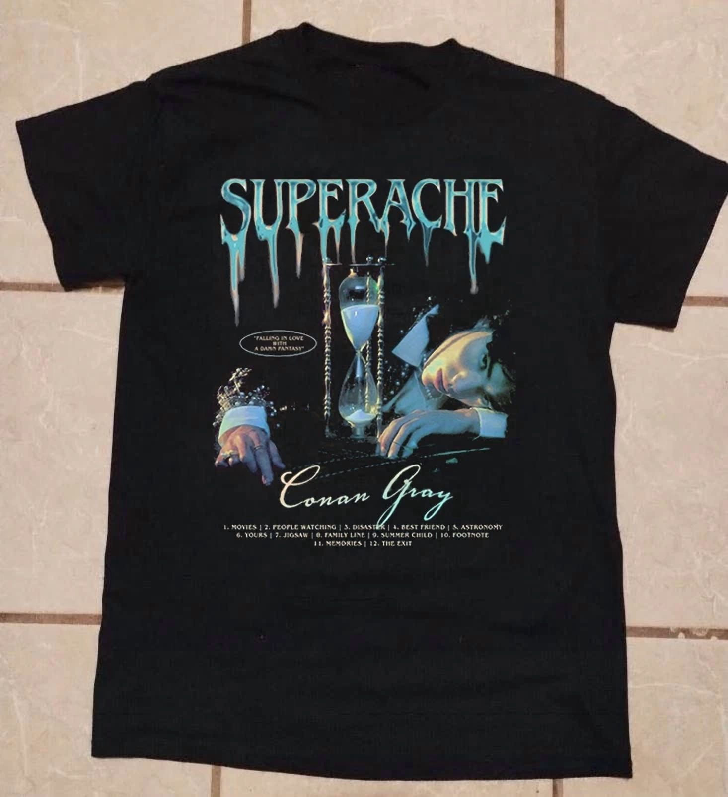 Conan Gray Superache Tee, Conan Gray Superache Short Sleeve Men Women ...