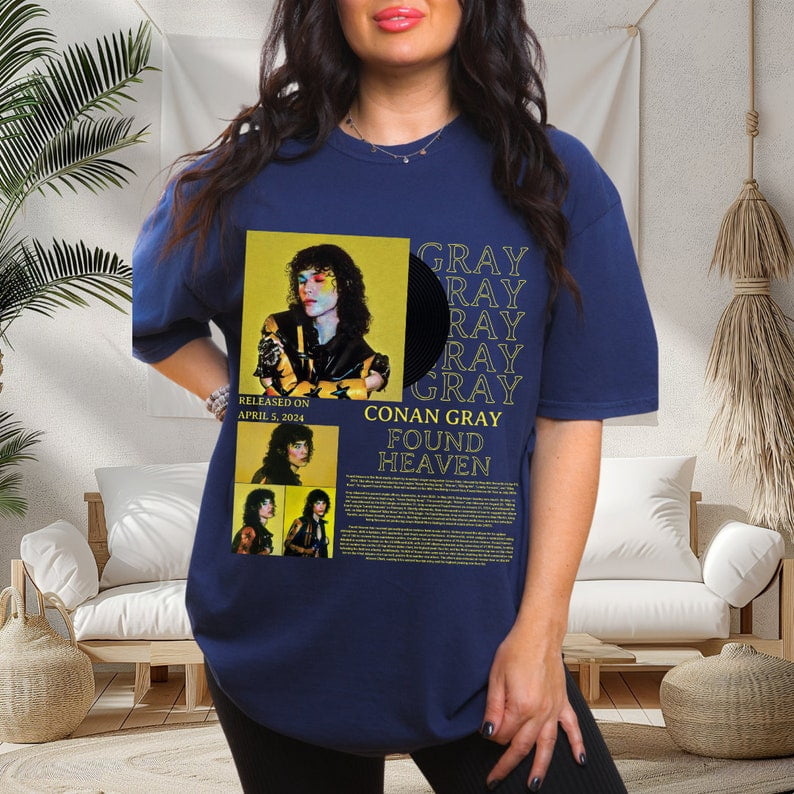 Conan Gray T-shirt Conan Gray Merch, Found Heaven Fashion Clothing Tour ...