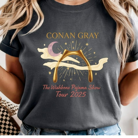 Conan Gray Wishbone Pajama Show 2025 tshirt Tour Merch - Walmart.com