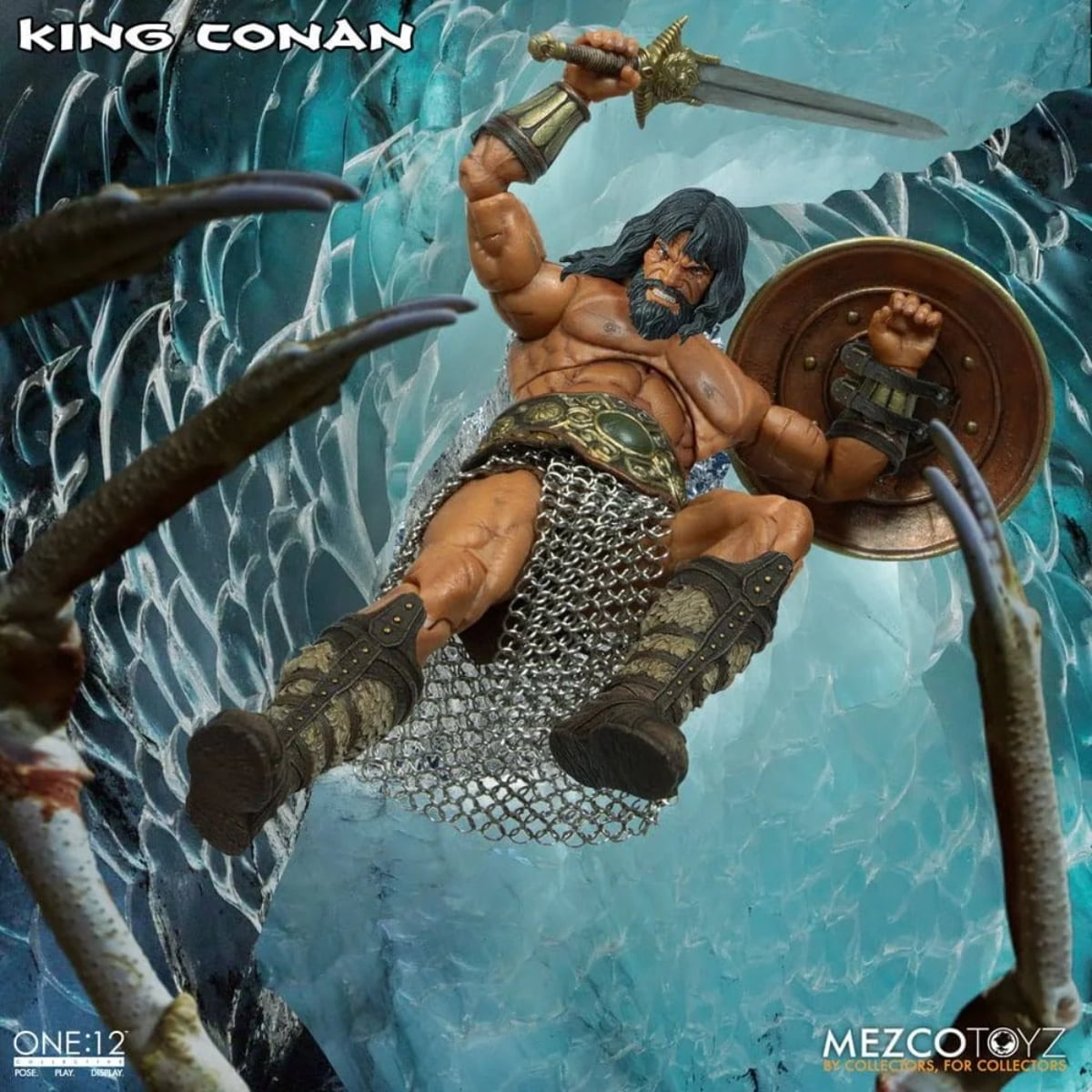 Conan One 12 Collective King Conan Action Figure 2024 Mezco Toys ...