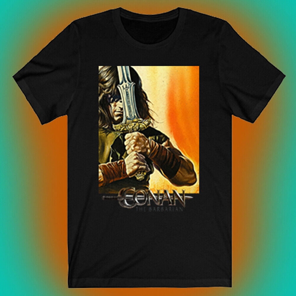 Conan The Barbarian Movie TV Show Men's Black T-shirt Size S to 5XL ...