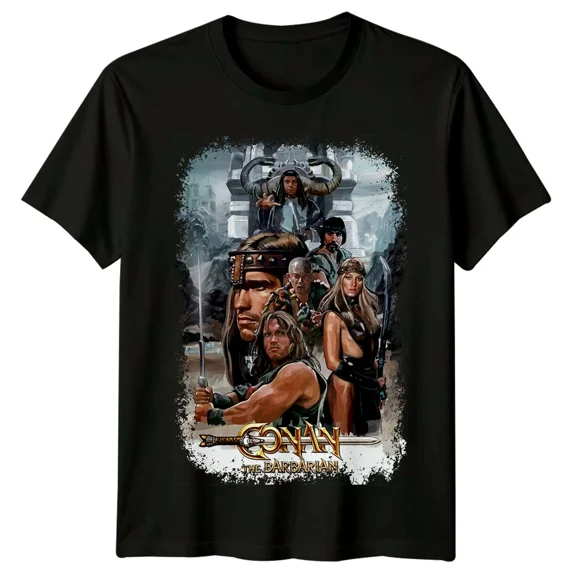Conan the Barbarian (1982) Movie Poster Inspired T-Shirt Retro ...