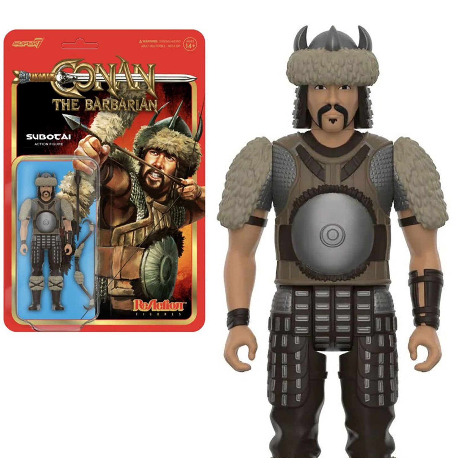 Conan the Barbarian Subotai 3 3/4-Inch ReAction Figure - Walmart.com
