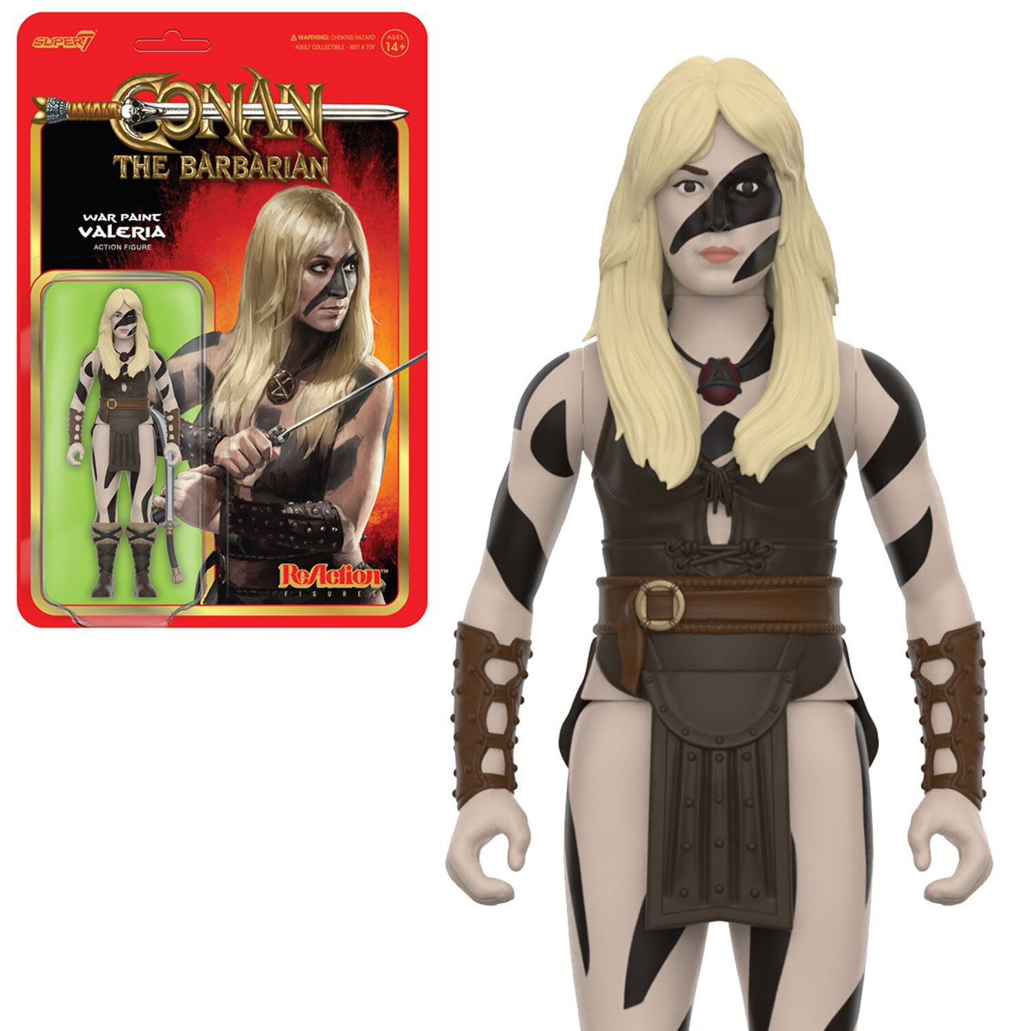 Conan the Barbarian Valeria (War Paint) ReAction Figure - Walmart.com