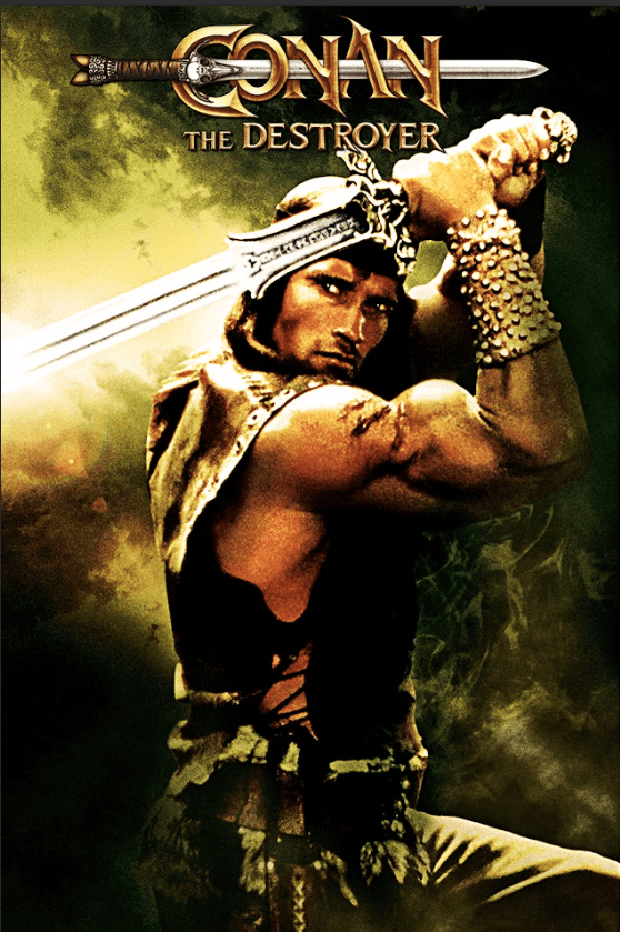 Conan the Destroyer 1984 Movie Poster 24x36 - Arnold Schwarzenegger ...
