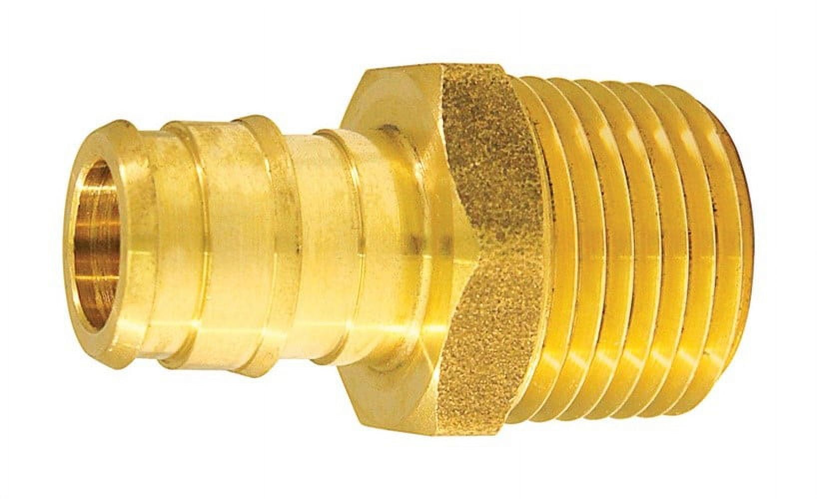 Conbraco EPXMA1210PK Pipe Adapter 1/2 in ASTM F1960 Brass x MIP ...