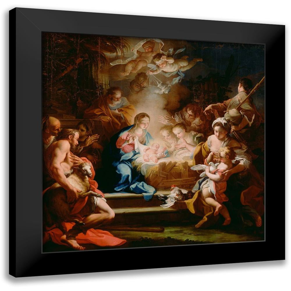 Conca, Sebastiano 15x15 Black Modern Framed Museum Art Print Titled ...