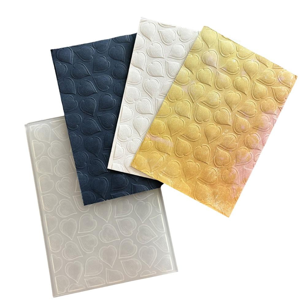 Concave-Convex Embossing Mold Template - 11*16cm, Plastic, Transparent ...