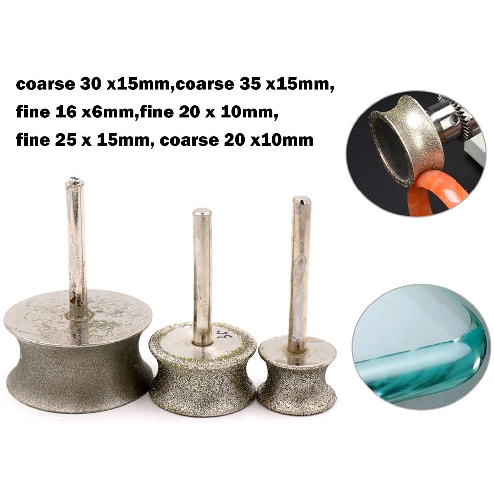 Concave Diamond Abrasive Wheel Arc Head Grinding Jewelry Carving ...