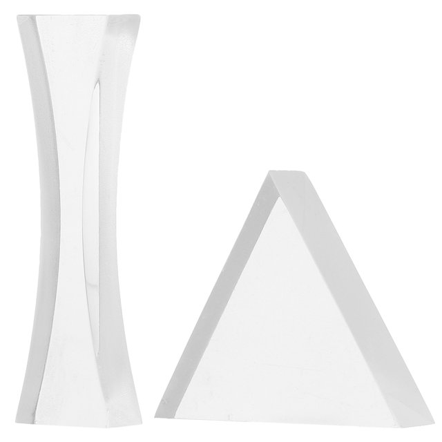 Concave Glass Lens,2Pcs Double Concave Lens High Optical Purity Double ...