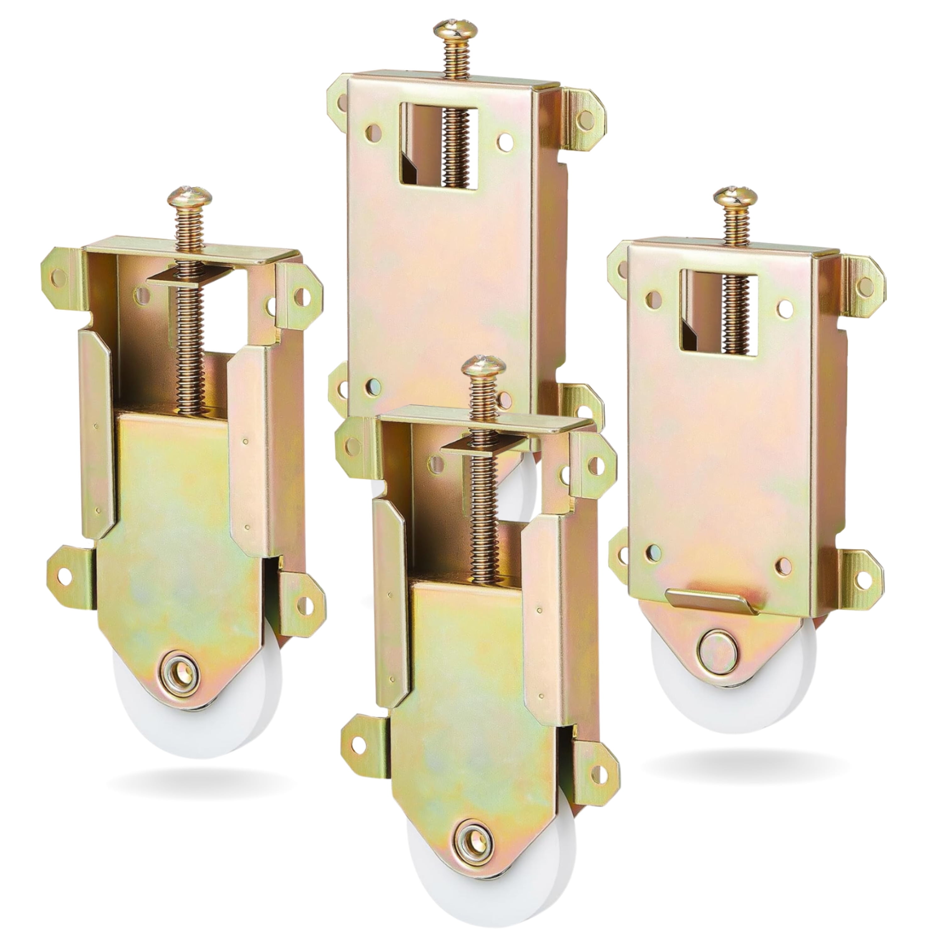 G.A.S Hardware 4 Pack Barn Door Hardware Kit - Walmart.com
