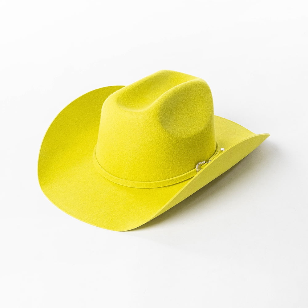 Concave Shape Top Hat Fashion Belt Buckle Decorative Woolen Curling ...