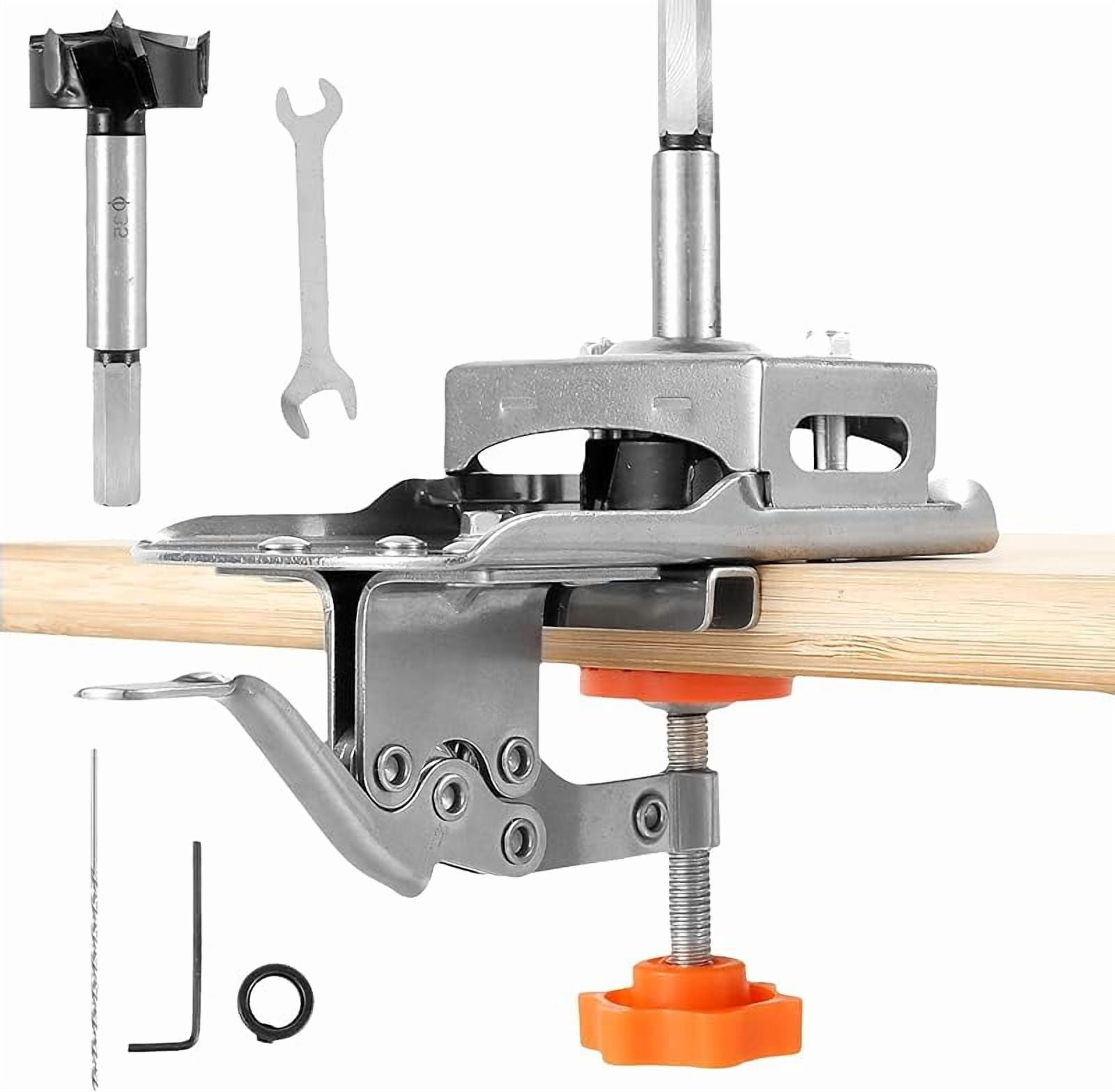 Concealed Door Hinge Jig 35mm Stainless Steel Locking Cabinet Hinge Jig ...