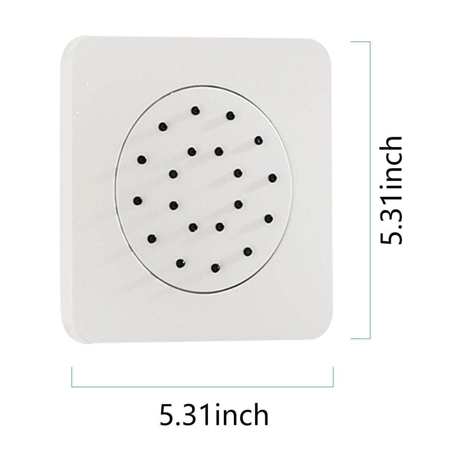 Concealed Installation Body Jet Shower Spa Square Massage Jets Spray ...