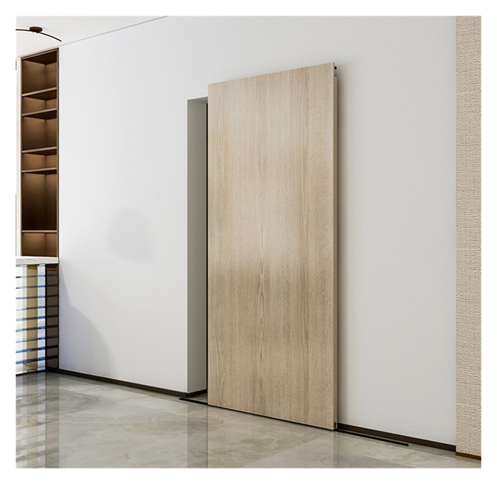 Concealed Sliding Barn Door Hardware Soft Closing Interior Wall Mount ...