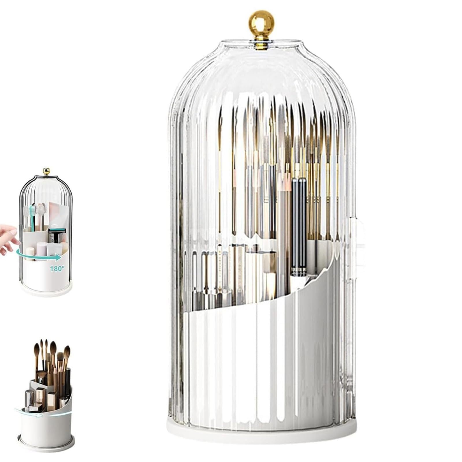 Concealed Toothbrush Holder - 2025 Transparent Toothbrush Holder with ...