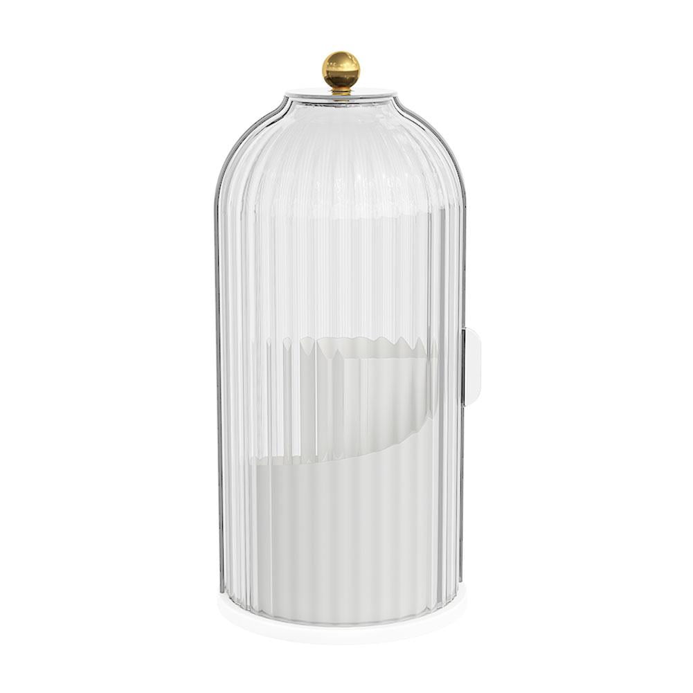 Concealed Toothbrush Holder, 360° Rotating Toothbrush Holder, Makeup ...