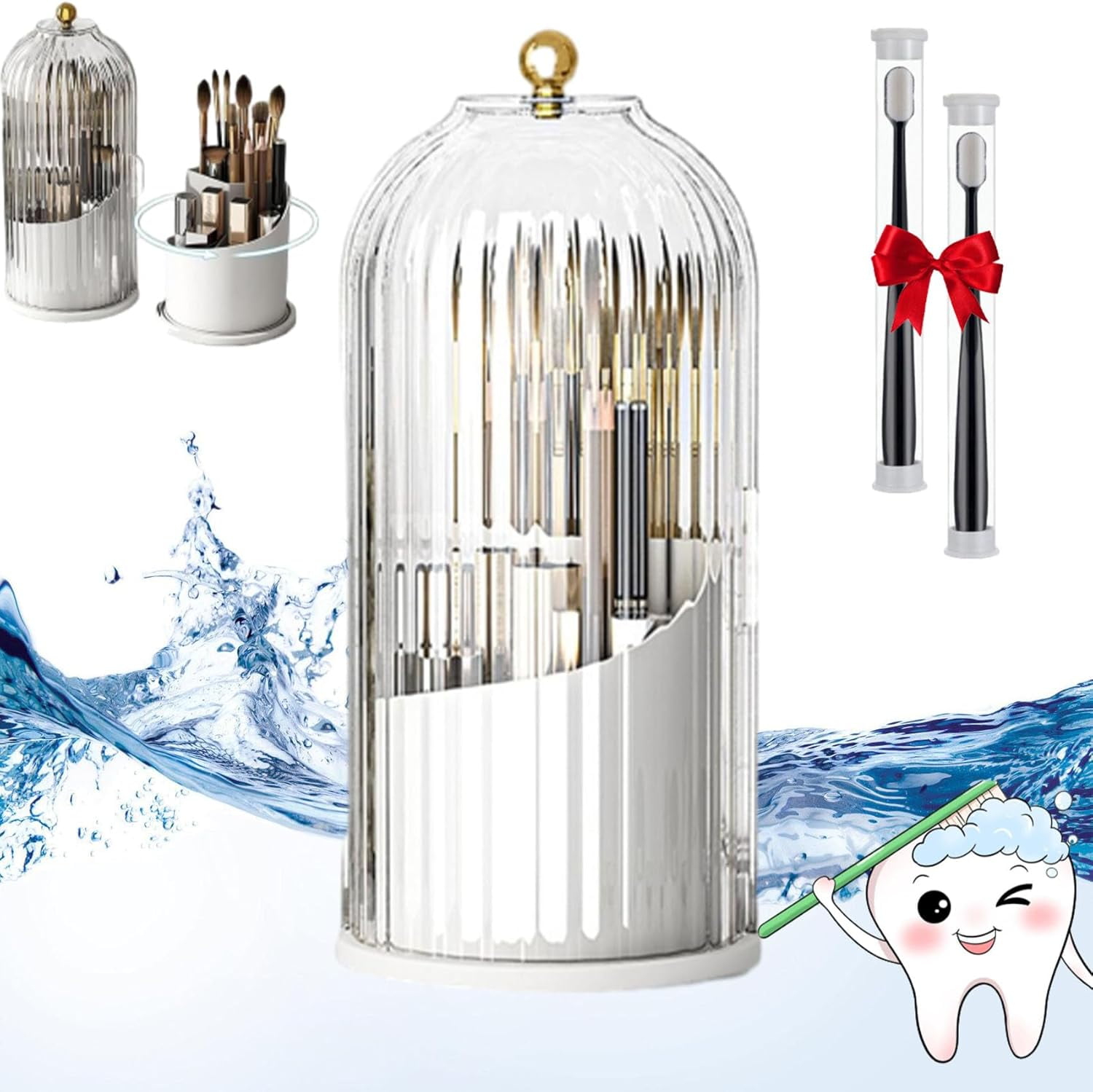 Concealed Toothbrush Holder, Toothbrush Holders with Sliding Lid ...