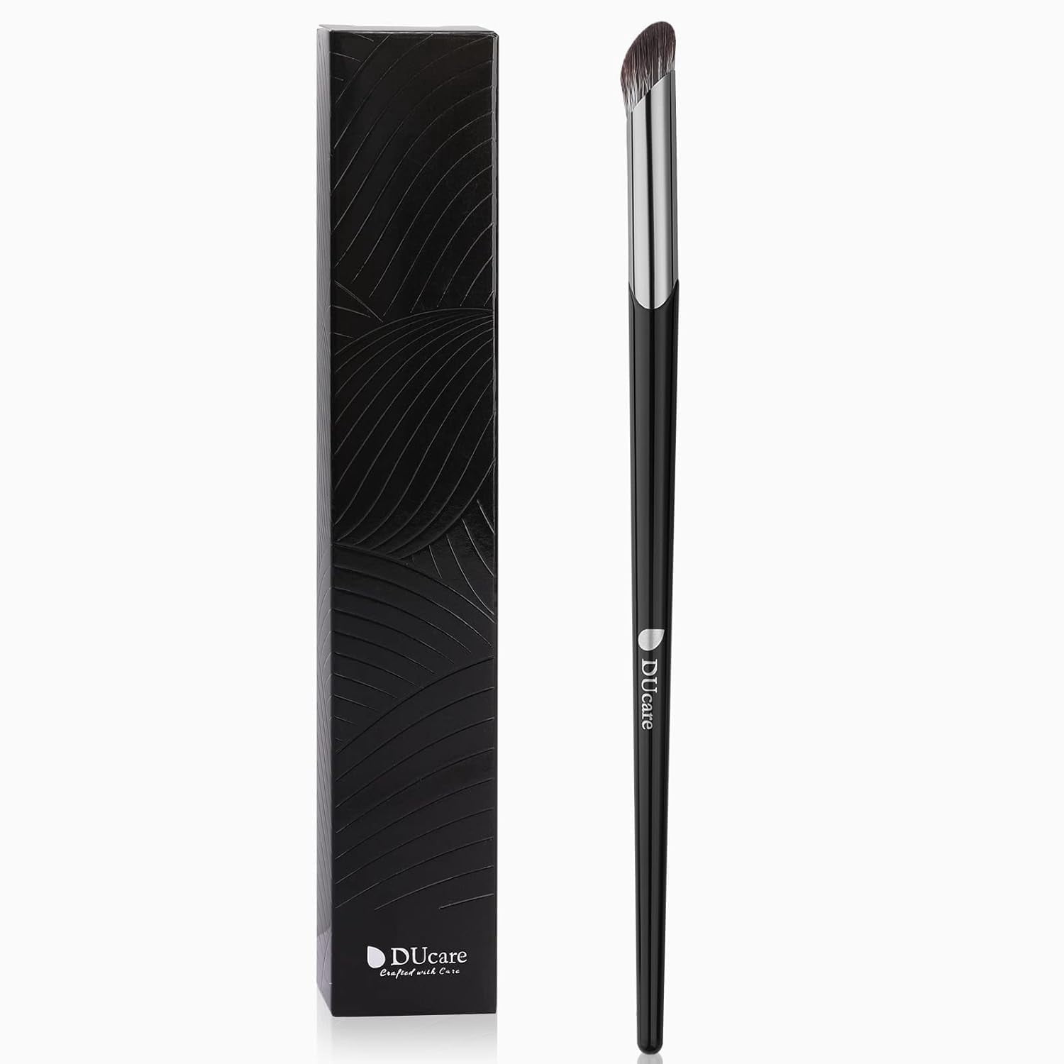 DUcare Small Nose Contour Brush with Dense Bristles, Aluminum Tube ...