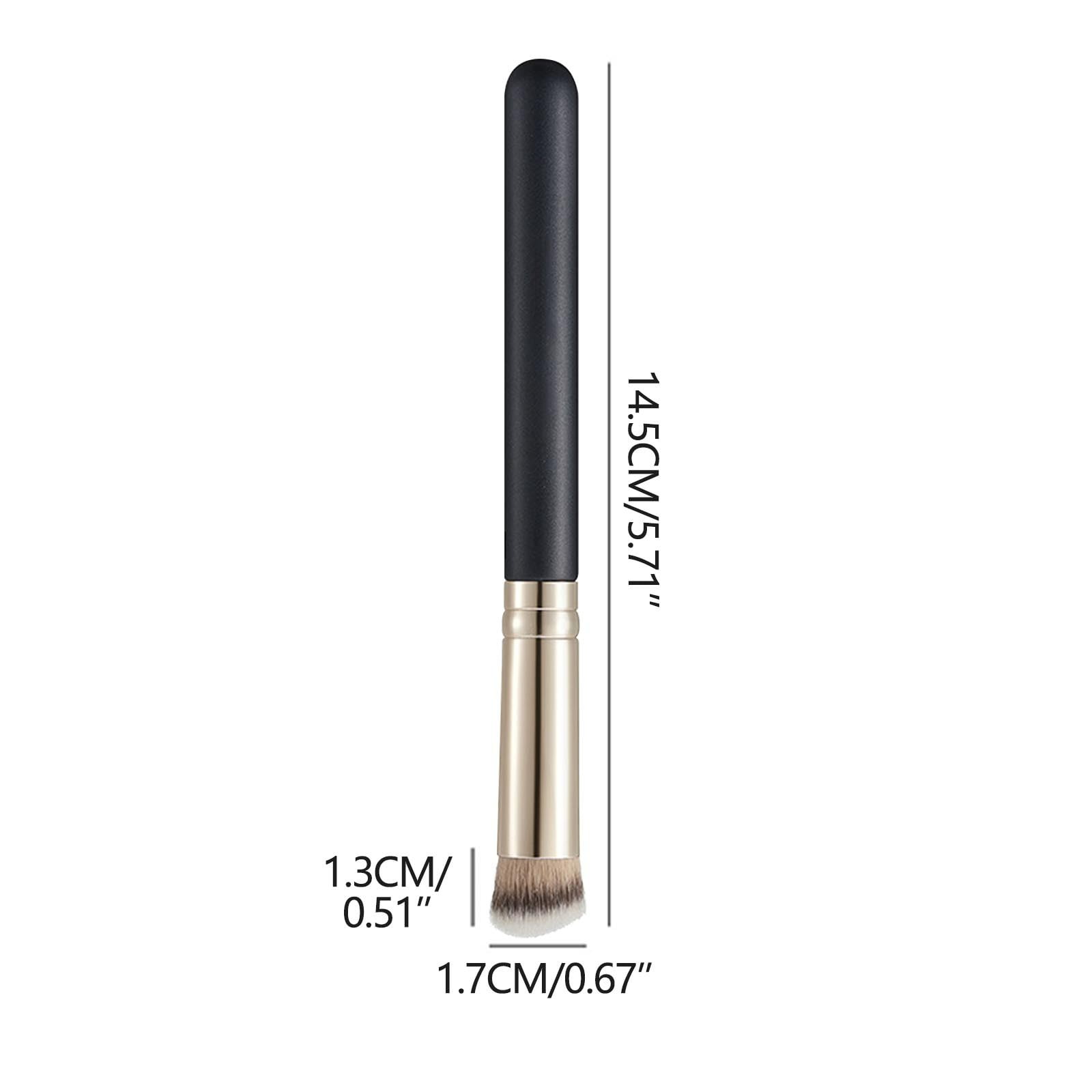 Concealer Brush Under Eye Mini Angled Flat Top Kabuki Nose Contour ...