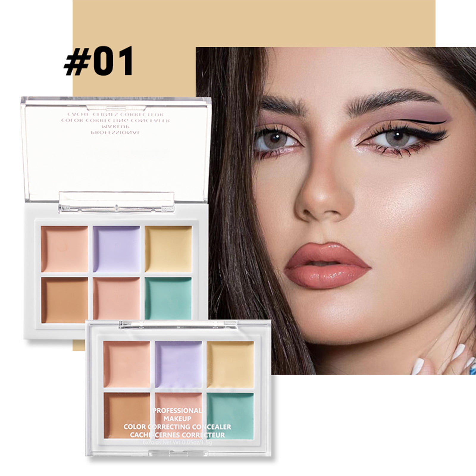Concealer Six Color Concealer Waterproof and Sweat Proof To Cover Spots ...