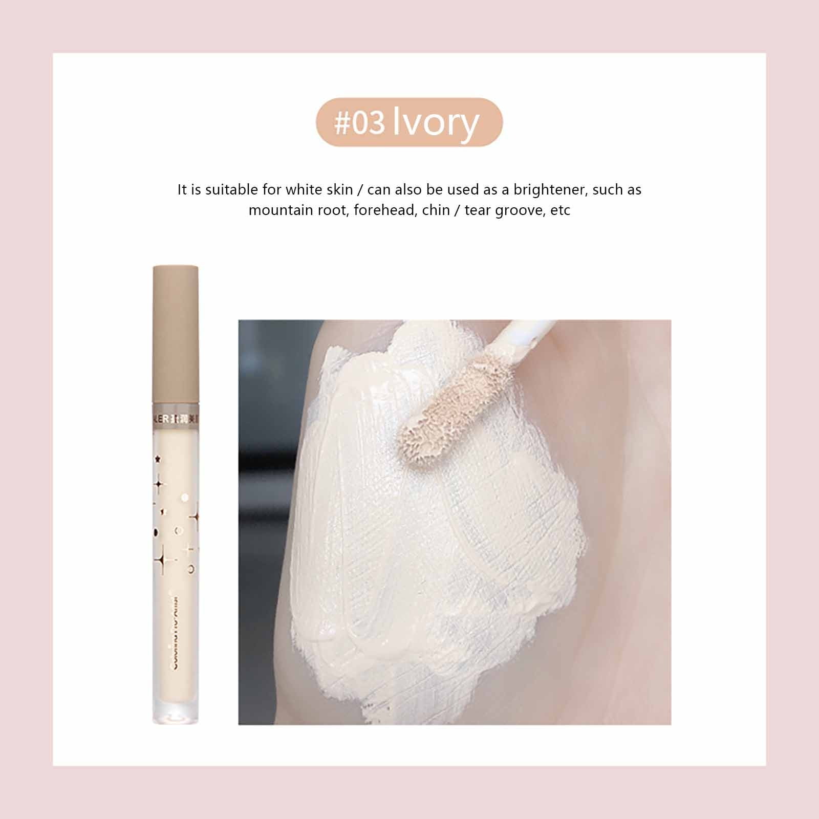 Concealer Spot Cover, Multicolor Moisturizing Formula, Lightweight ...