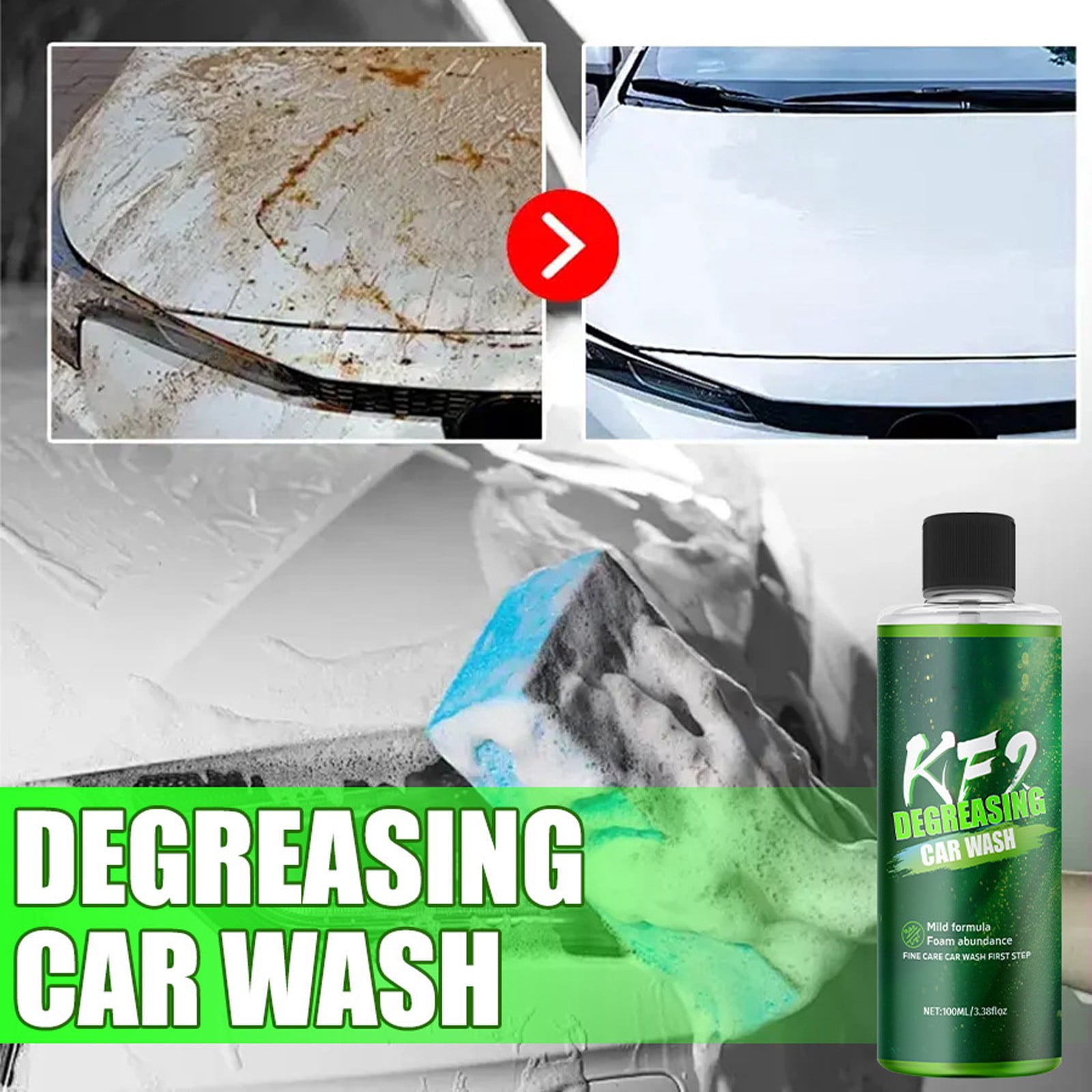 Concentrated Car Wash Liquid Universal Multi-Functional Decontamination ...