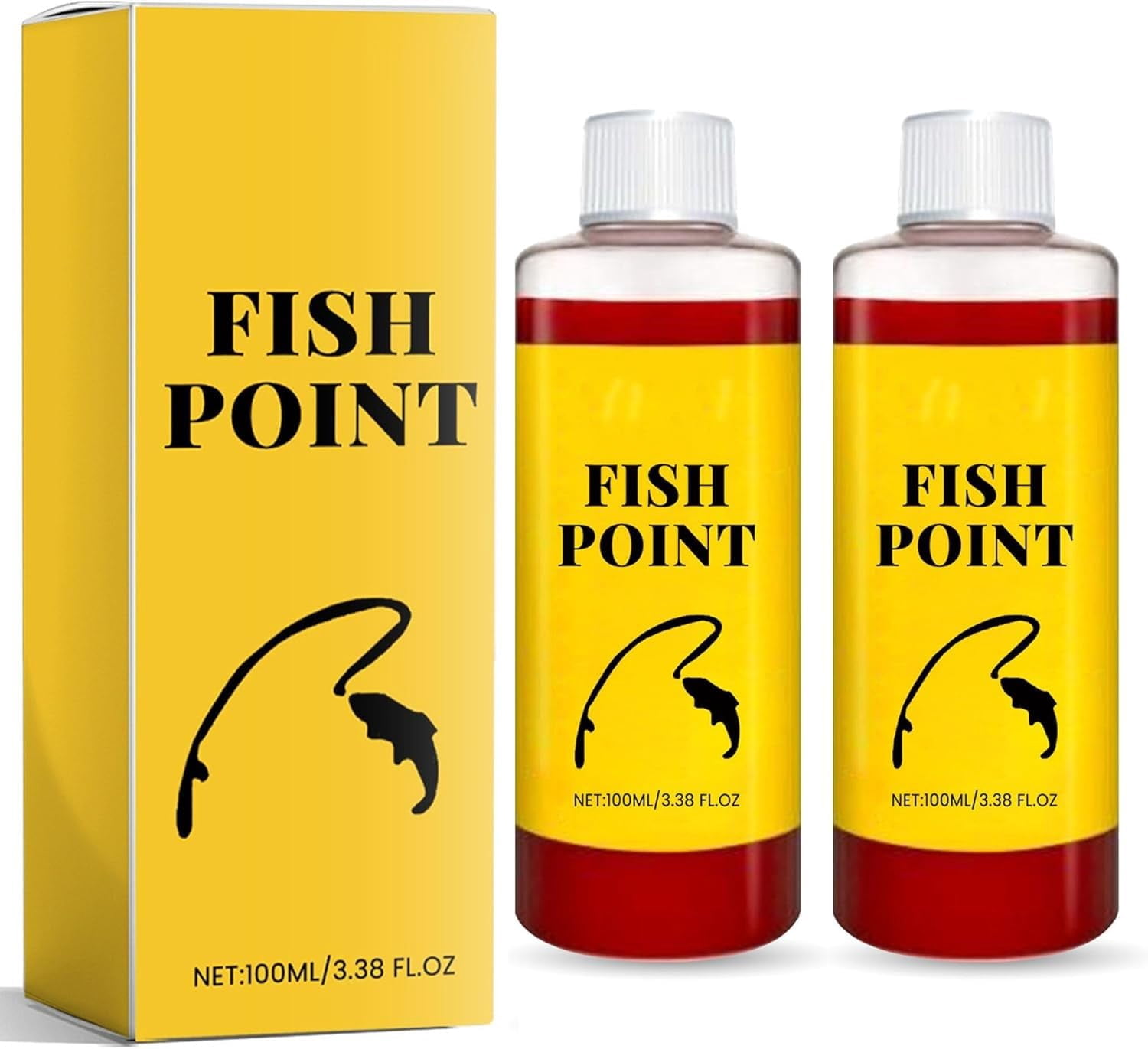 Concentrated Fish Attractant Liquid,100ml Red Worm Liquid for Trout ...