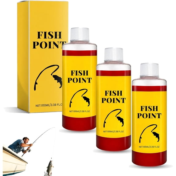 Concentrated Fish Attractant Liquid, Fast-Acting Red Worm Formula Scent ...
